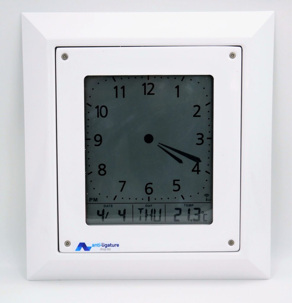 Ur -Reduced-Ligature Battery Operated Analogue Safe Clock – Arkisafe
